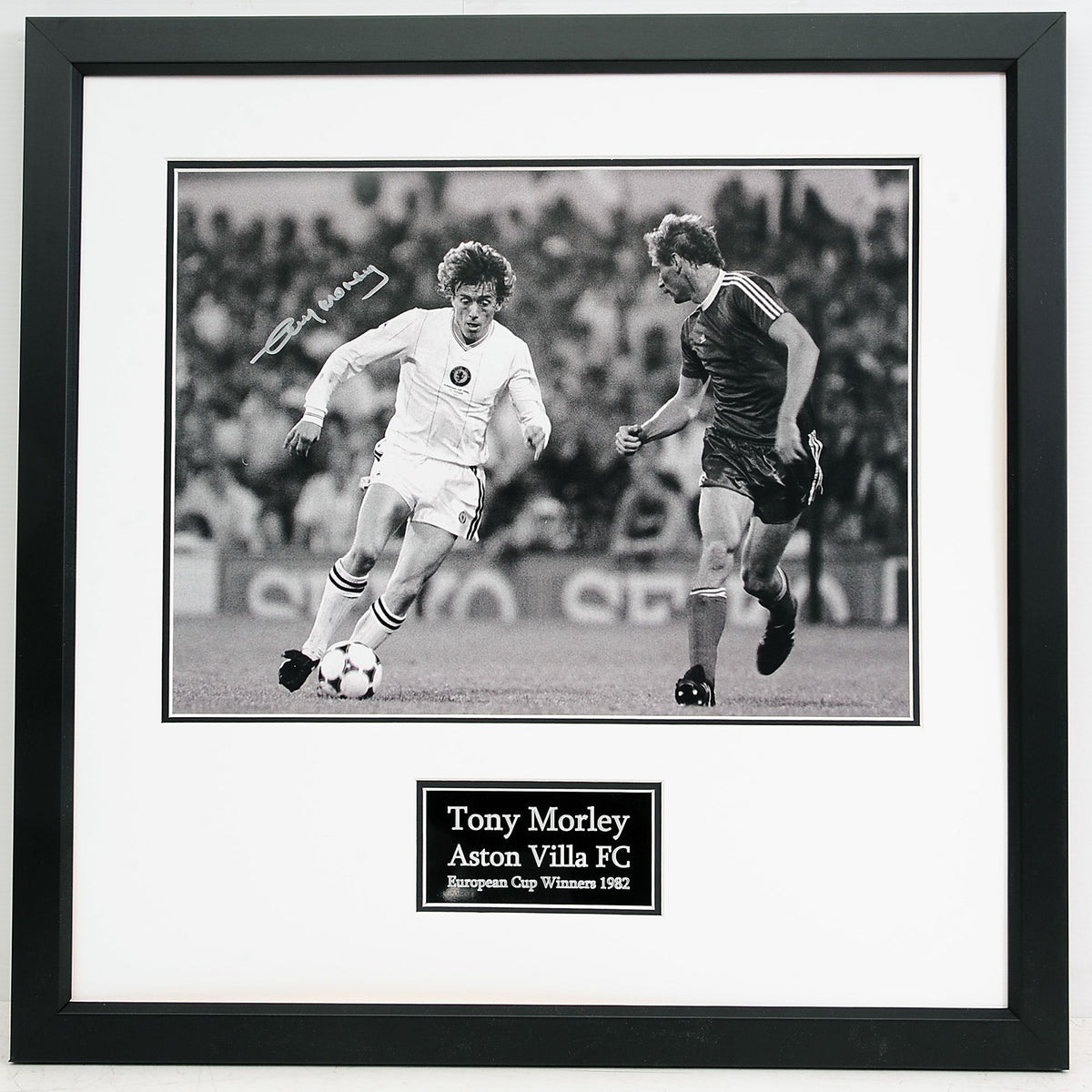 Tony Morley Aston Villa European Champions 1982 - Signed Frame ...