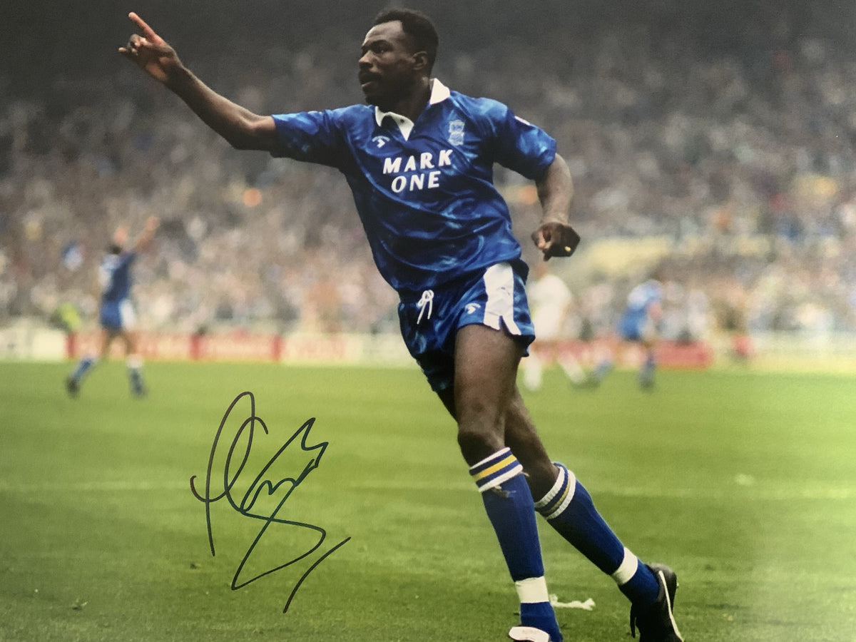 John Gayle Unframed Signed Leyland Daf Cup Final 16 x 12" colour photo ...